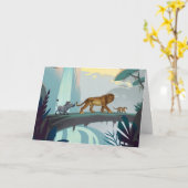 Lion King | Pumbaa, Simba, & Timon Crossing Log Card | Zazzle