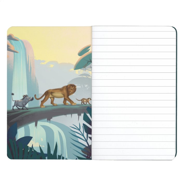 Lion King | Pumbaa, Simba, & Timon Crossing Log Journal | Zazzle.com