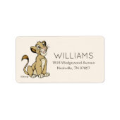 Lion King - Simba | Baby Shower Label | Zazzle