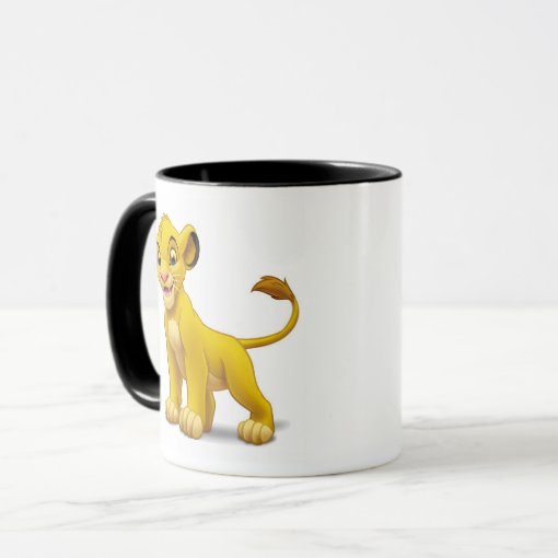 Lion King Simba cub standing Disney Mug | Zazzle