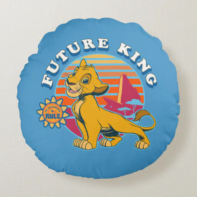 Lion King | Simba - Future King Round Pillow | Zazzle
