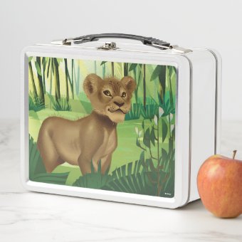 Lion King | Simba In The Jungle Metal Lunch Box | Zazzle