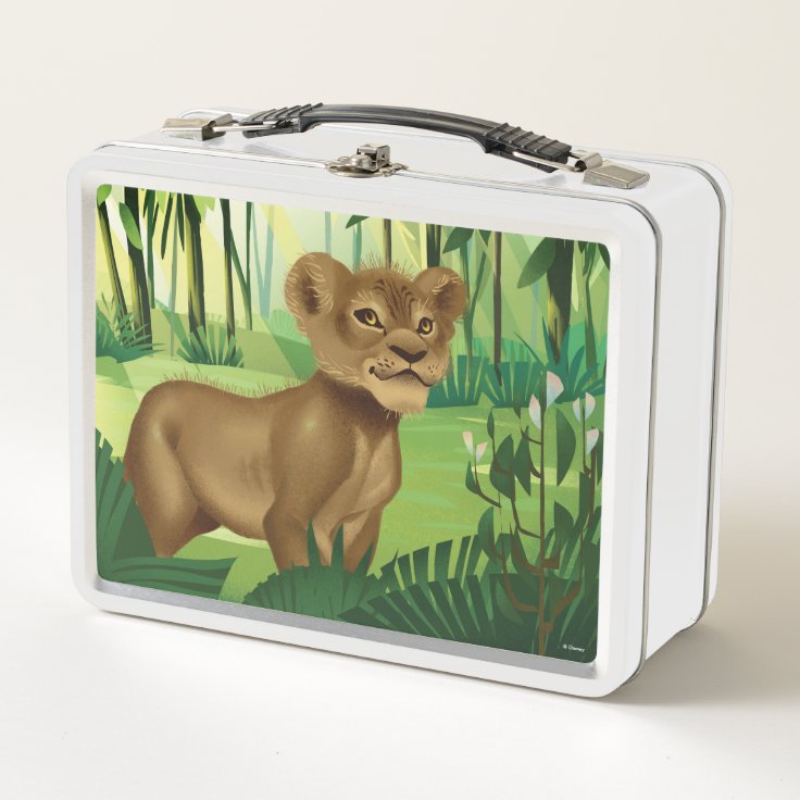 Lion King | Simba In The Jungle Metal Lunch Box | Zazzle