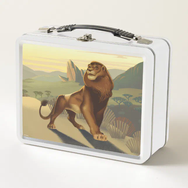 Lion King | Simba On Pride Lands Metal Lunch Box | Zazzle