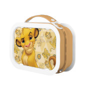 Lion King | Simba on Triangle Pattern Lunch Box | Zazzle