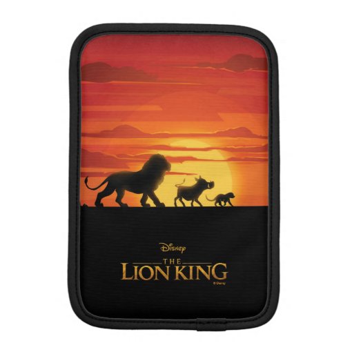 Lion King | Simba, Pumbaa, & Timon Silhouette iPad Mini Sleeve | Zazzle