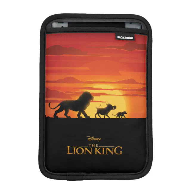 Lion King | Simba, Pumbaa, & Timon Silhouette iPad Mini Sleeve | Zazzle