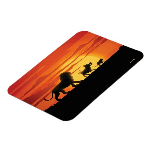 Lion King | Simba, Pumbaa, & Timon Silhouette Magnet | Zazzle