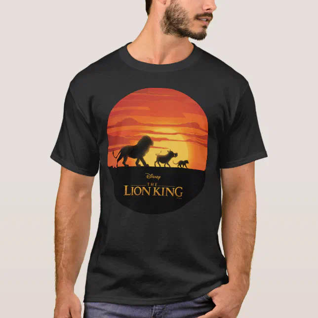 Lion King | Simba, Pumbaa, & Timon Silhouette T-Shirt | Zazzle