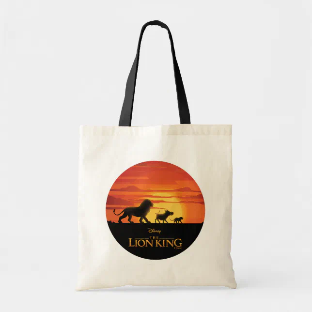 Lion King | Simba, Pumbaa, & Timon Silhouette Tote Bag | Zazzle