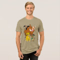 Lion King Timon Simba Pumba with ladybug Disney Tri-Blend Shirt | Zazzle