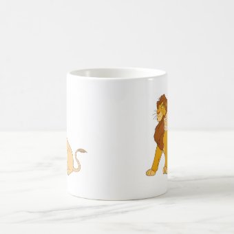 Lion King's Adult Simba and Nala Disney Coffee Mug | Zazzle