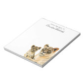 Lion | Mother and Cub Custom Notepad | Zazzle