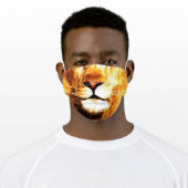 Lion Nose & Mouth Adult Cloth Face Mask | Zazzle