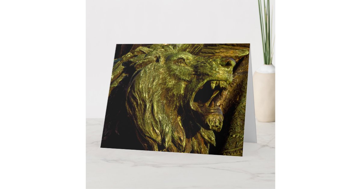 LION OF JUDAH Jumbo Greeting Card | Zazzle
