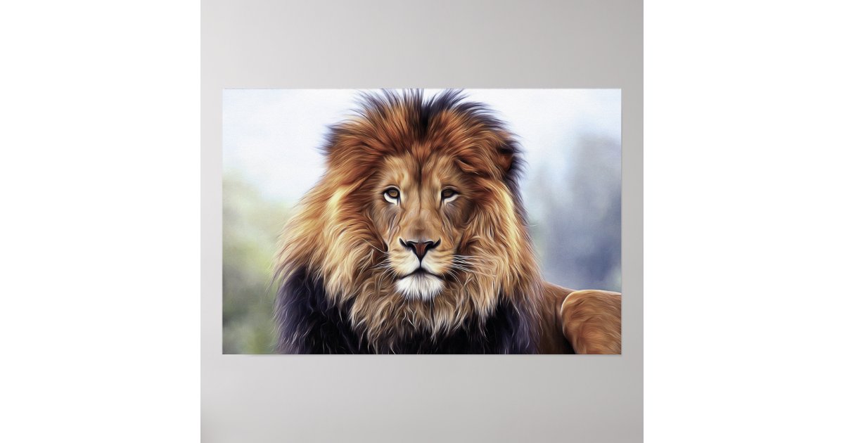 LION PHOTOGRAPHY POSTER | Zazzle