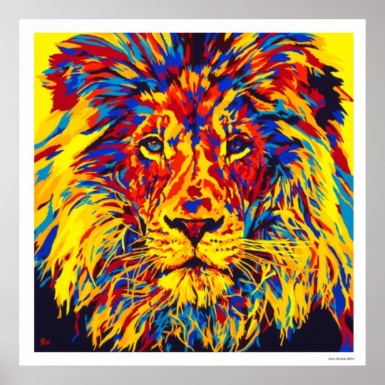 Lion Poster | Zazzle.com