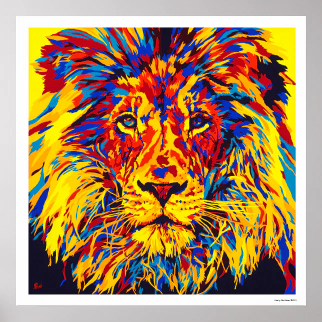 Lion Poster | Zazzle