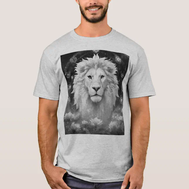Lion print T-shirt | Zazzle