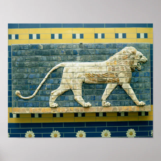 Lion representing Ishtar Poster | Zazzle