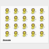 Lion Stick Figure Stickers Sticker | Zazzle
