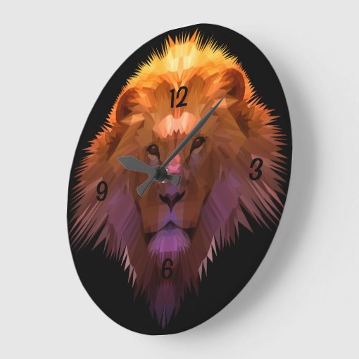 Lion Wall Clock | Zazzle