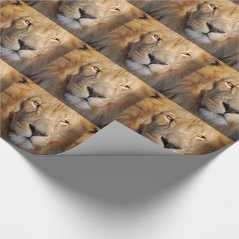 Lion Wrapping Paper | Zazzle