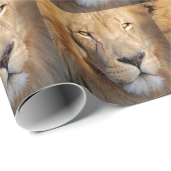 Lion Wrapping Paper | Zazzle