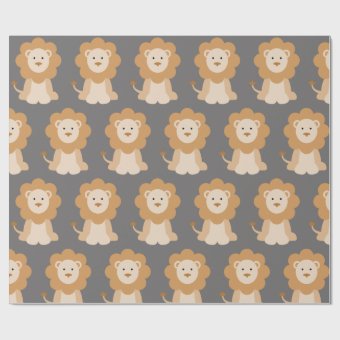 Lion Wrapping paper | Zazzle