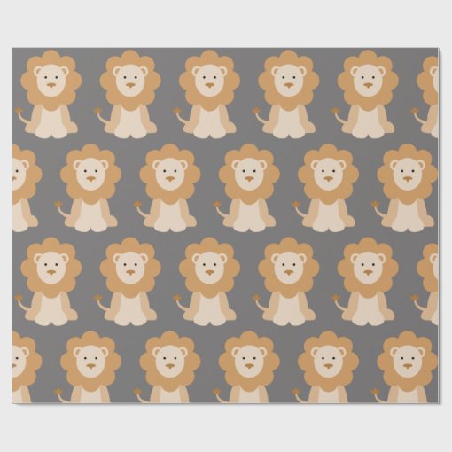Lion Wrapping paper | Zazzle