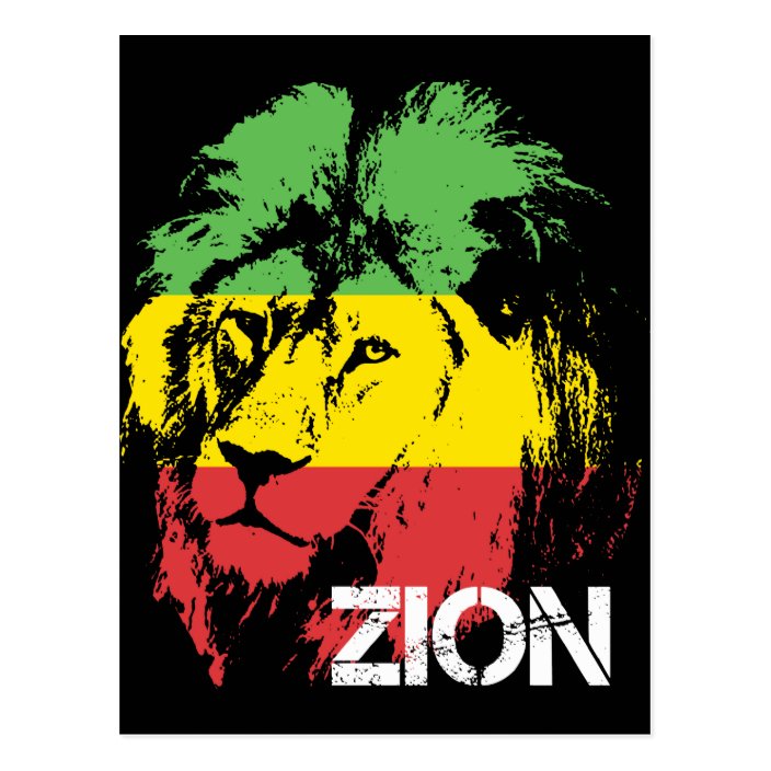 Lion Zion Postcard | Zazzle.com