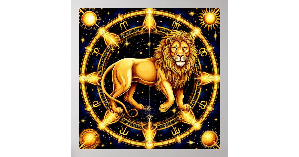 lion-zodiac-symbol-over-celestial-starry-backgroun-poster-zazzle