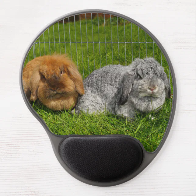Lionhead Holland Mini Lop Bunny Rabbit Gel Mouse Pad | Zazzle