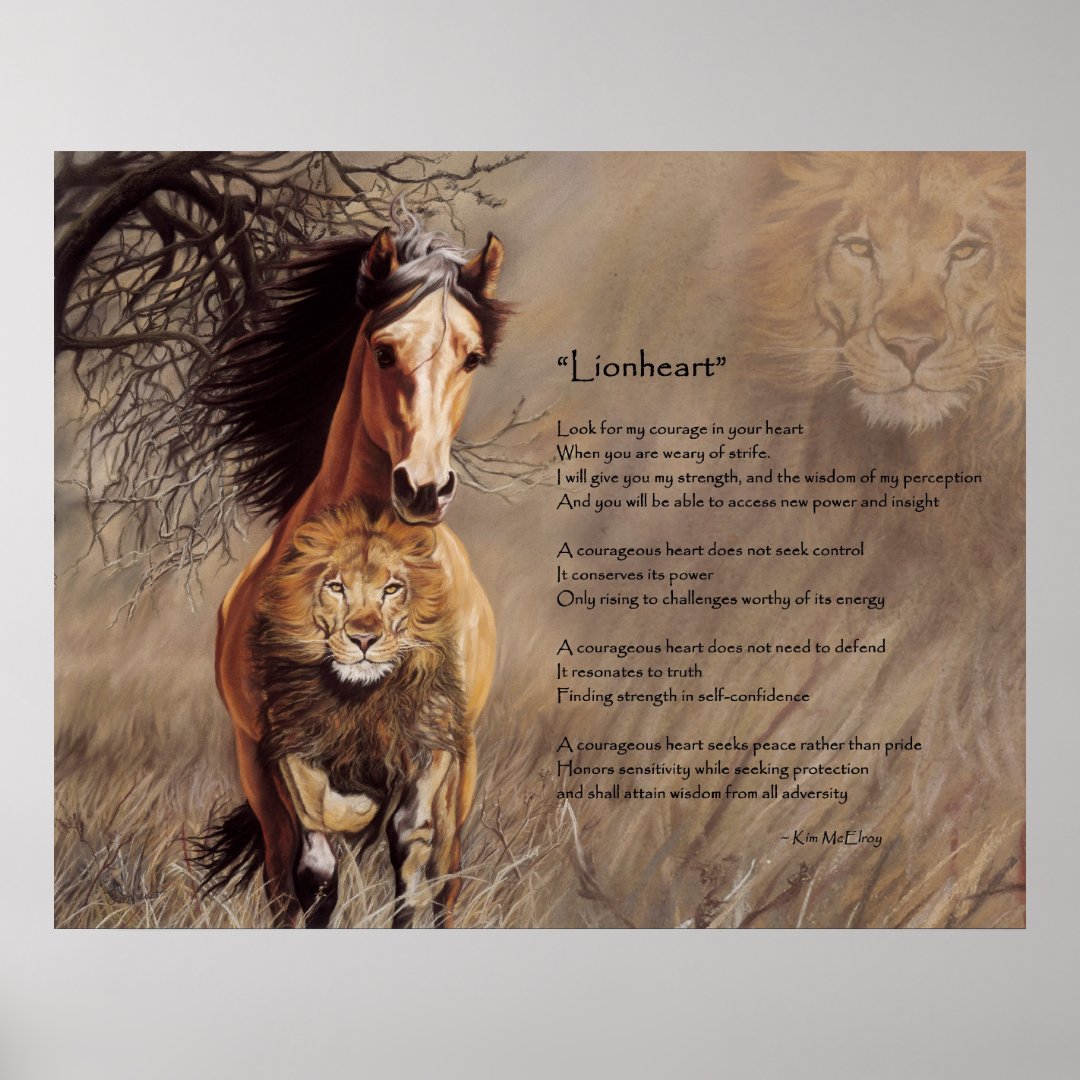 Lionheart Poster | Zazzle
