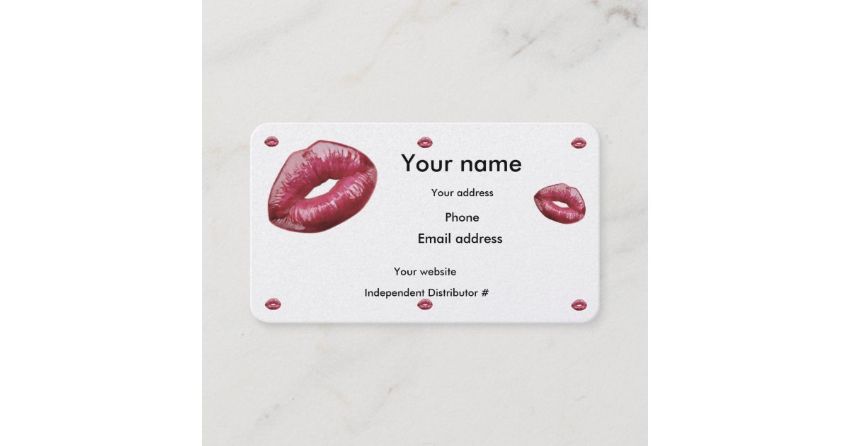 Lip Boss Business Card | Zazzle