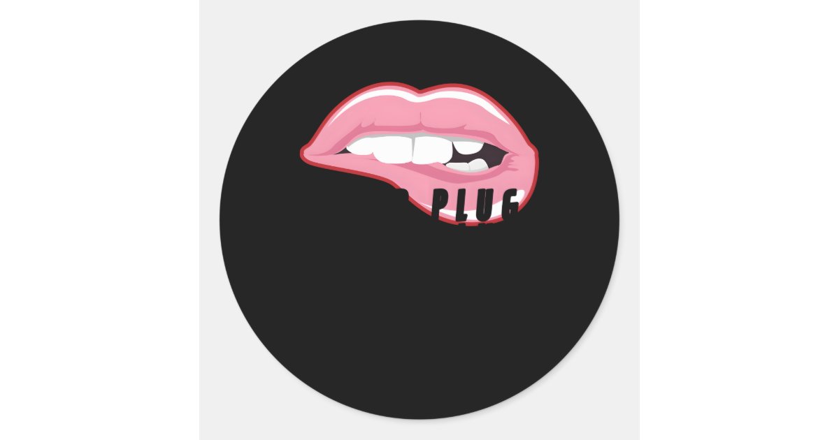 Lip Plug Dermal Filler Aesthetic Nurse Injector Classic Round Sticker ...