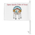 Lipan Apache Tribe of Texas White Car Flag | Zazzle