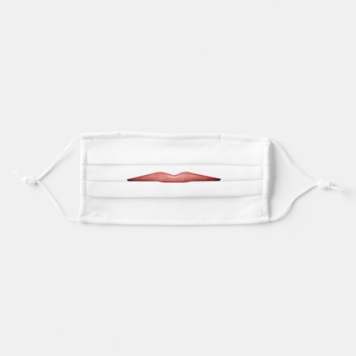 Lips Funny Adult Cloth Face Mask | Zazzle