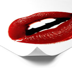 Lips Poster | Zazzle