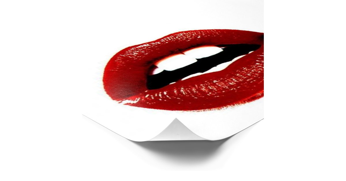 Lips Poster | Zazzle.com