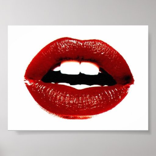 Lips Poster | Zazzle.com