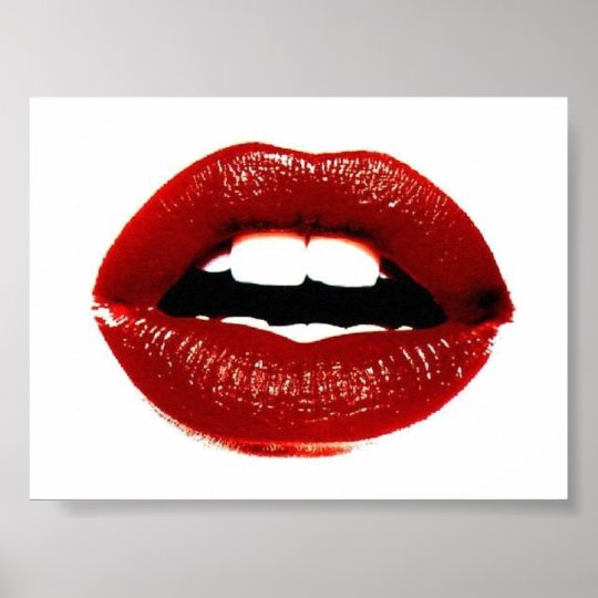 Lips Poster | Zazzle.com