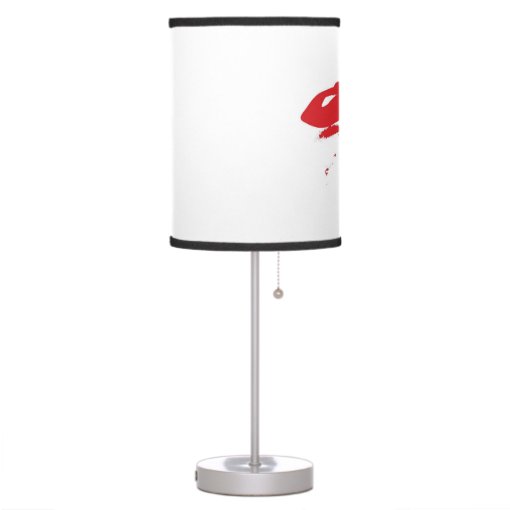Lipstick and Lips Table Lamp | Zazzle