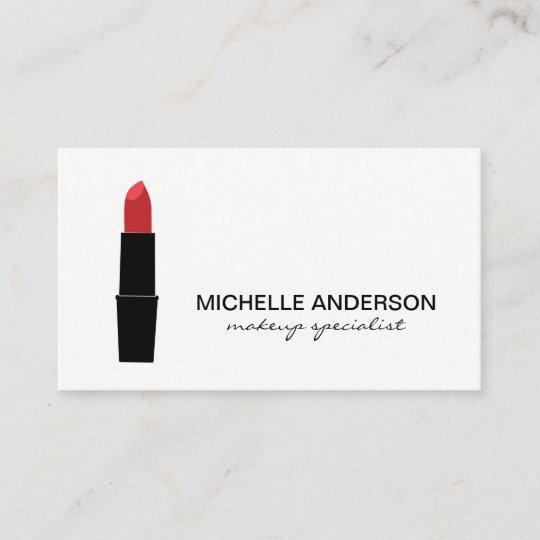 Lipstick Business Card | Zazzle.com