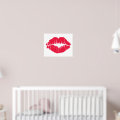 Lipstick Kiss Poster | Zazzle