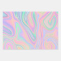 Liquid Colorful Abstract Rainbow Wrapping Paper Sheets | Zazzle