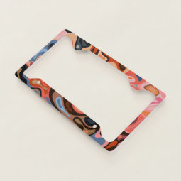 Liquid surface 4 license plate frame | Zazzle