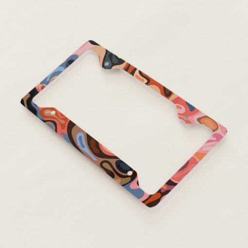 Liquid surface 4 license plate frame | Zazzle