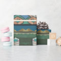 Liquorice allsorts 3D collage in suede Wrapping Paper | Zazzle