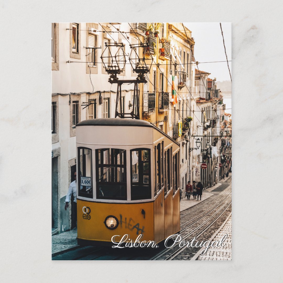 Lisbon Portugal travel postcard | Zazzle